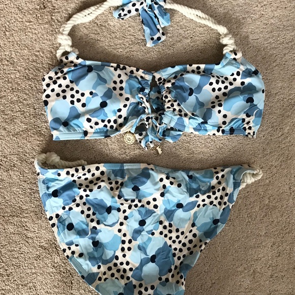 Juicy Couture | Swim | Juicy Couture Halter Bandeau Bikini Soft Twist ...